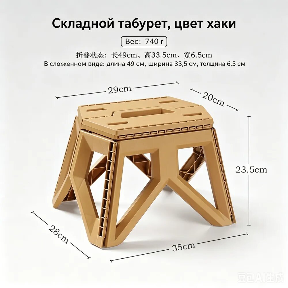 Складной стул, 1 шт.