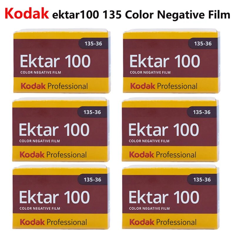 KODAK Ektar 100 плёнка 35 мм 6 Roll