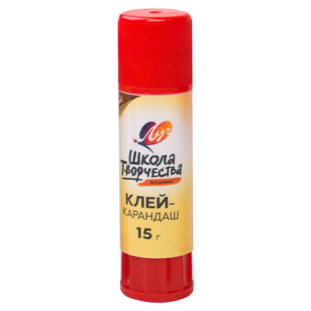 Упаковка 48 шт. Клей-карандаш ЛУЧ "Школа творчества", 15 г, PVP основа, 29С 1736-08