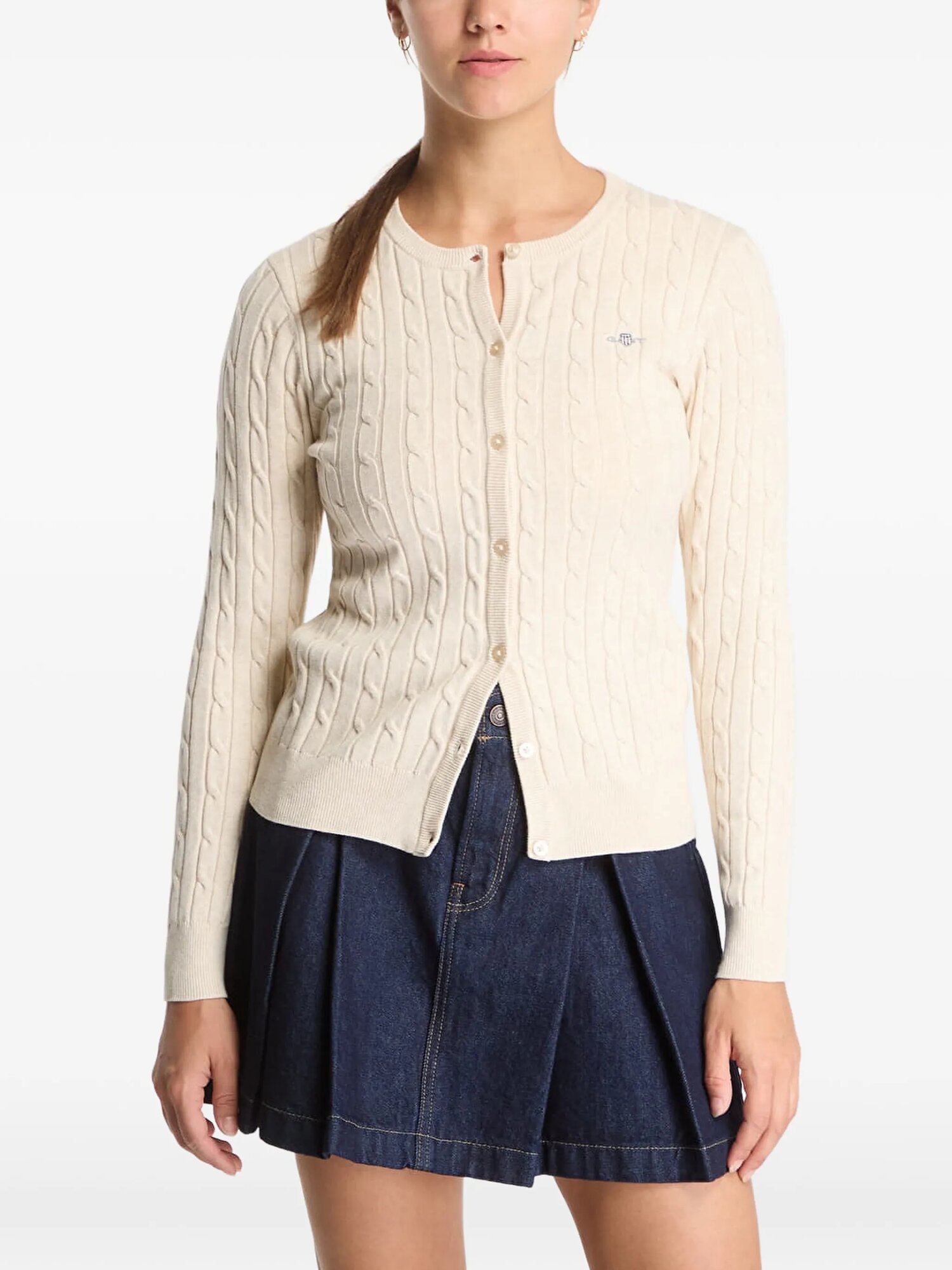 Кардиган GANT Cable-knit cardigan