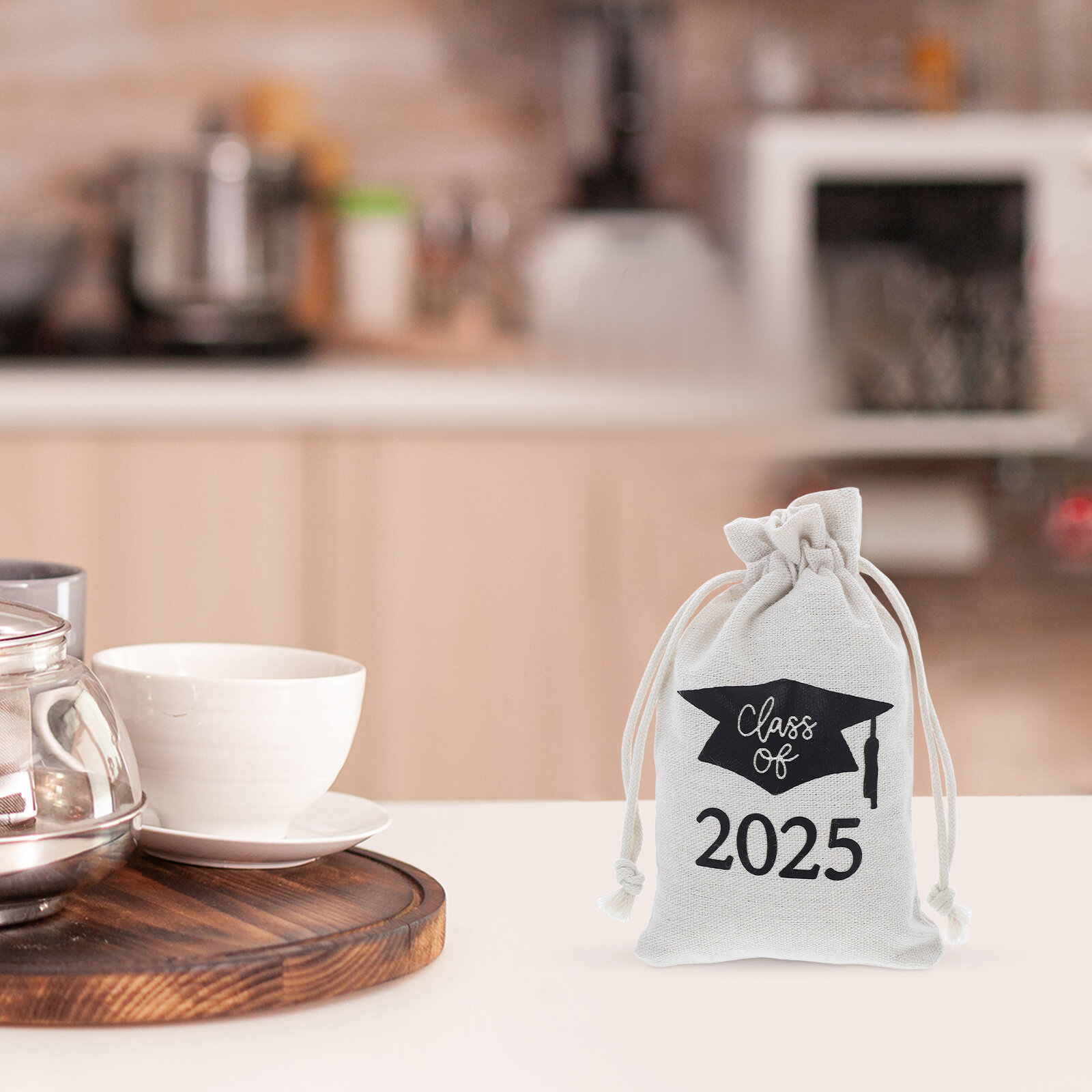 6 Штук Сумки Для Конфет Выпуск 2025 С Узлом Подарочные Сумки Для Упаковки Подарков 16.00X14.00X0.20Cm