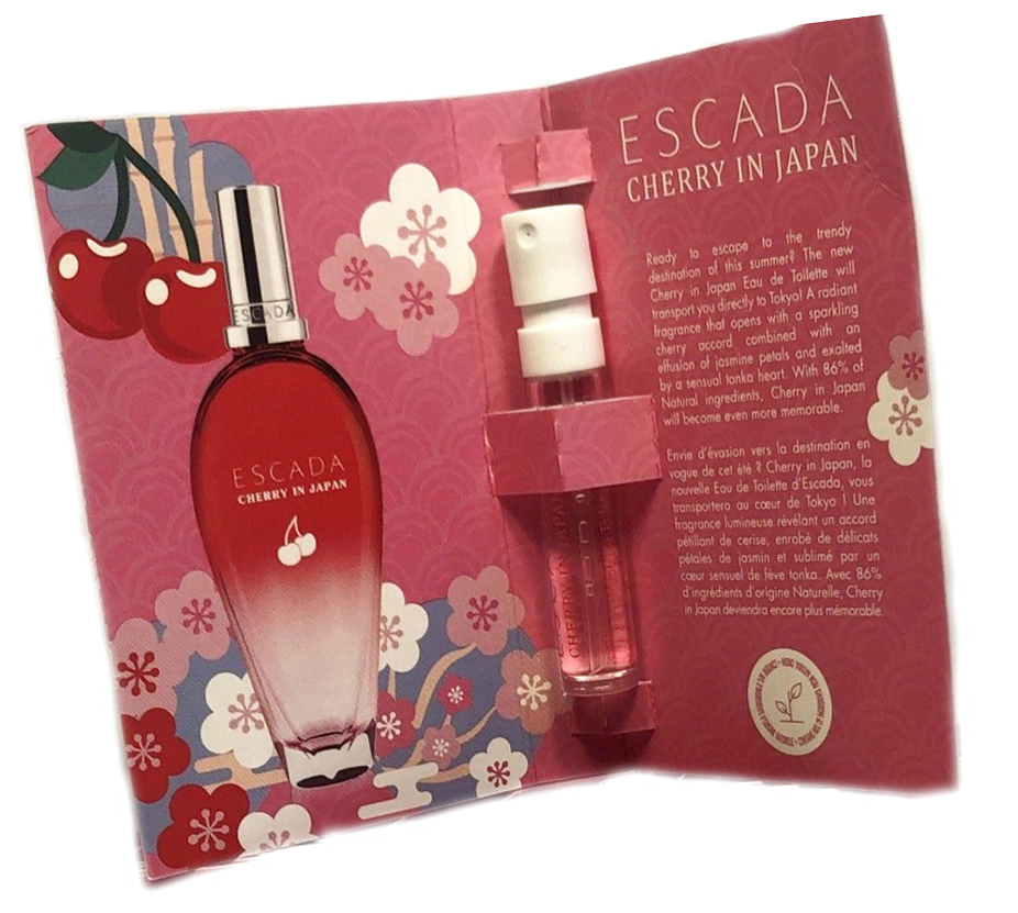 Духи Escada Cherry In Japan для женщин 1.2 мл пробник - Эскада Вишня В Японии туалетная вода сэмпл