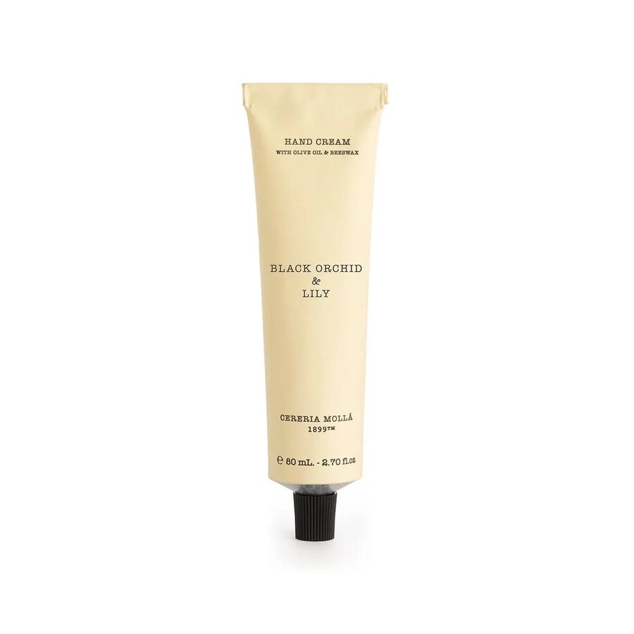 Нежный крем для рук черная орхидея и лилия Cereria Molla 1899 Black Orchid & Lily 80 мл