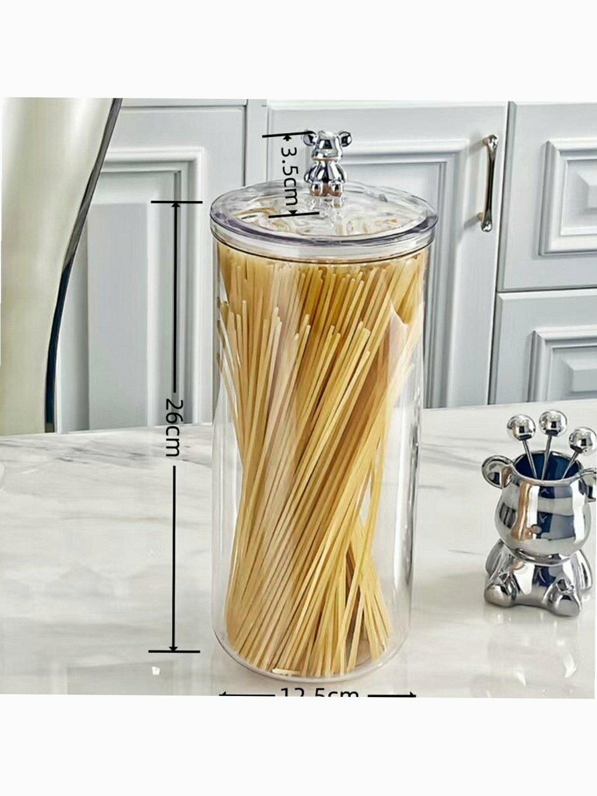 Контейнер Shiny Kitchen "Герметичный", для хранения и сушки, прозрачный,2.6л