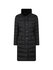 Пальто MooRER High-neck single-breasted coat, размер 42, black