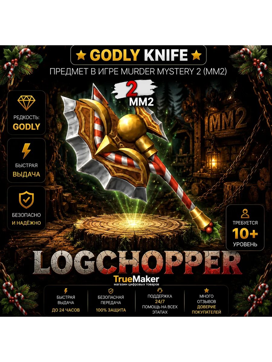 Logchopper для Roblox Murder Mystery 2 (MM2) — цифровой игровой предмет