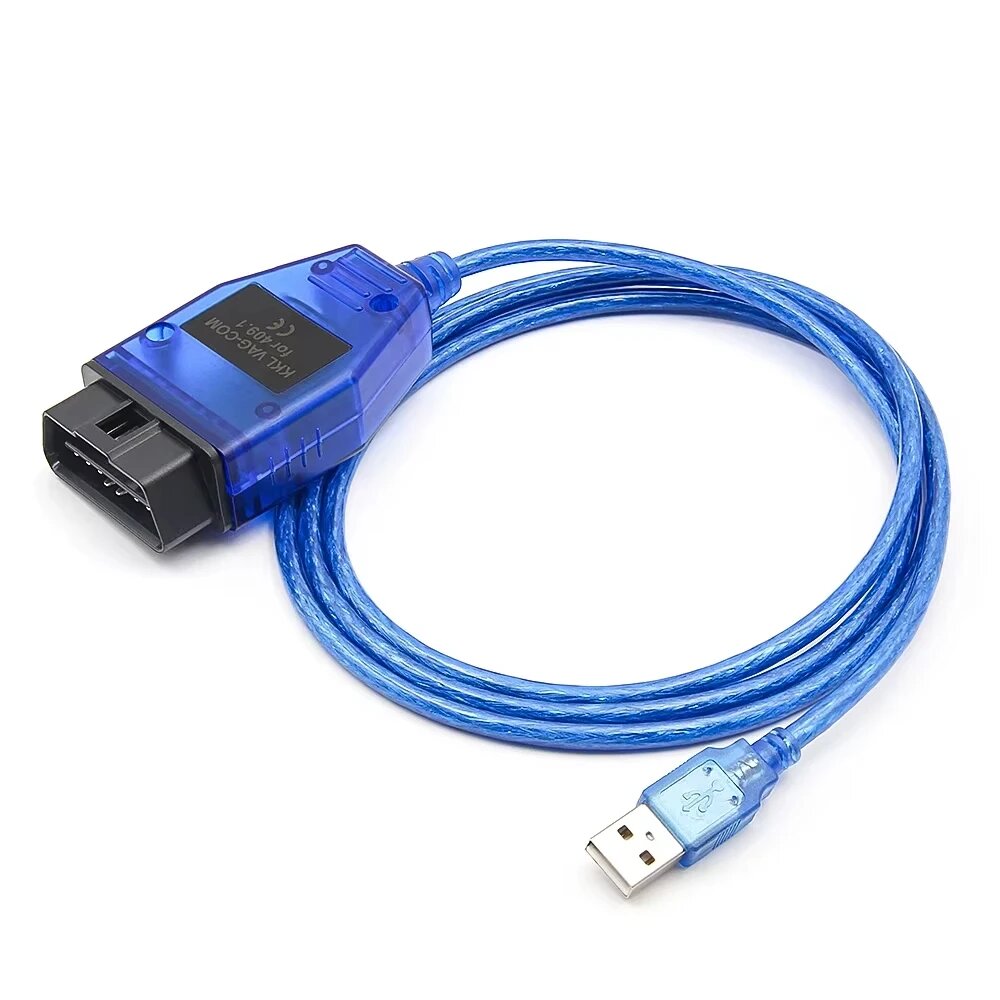 Автосканер OBD2 для VAG KKL 409.1 с чипом CH340, USB-интерфейс OBD2 для диагностики VAG 409, диагностический кабель OBD2