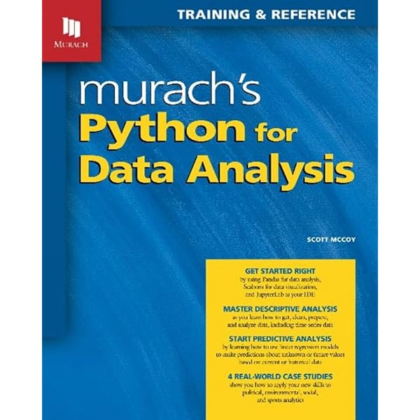 Murach's Python for Data Analysis (Training & Reference)，Reprinted paperback book