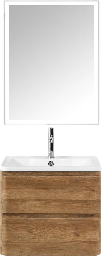 Мебель для ванной комнаты BelBagno Albano 70 подвесная, rovere rustico