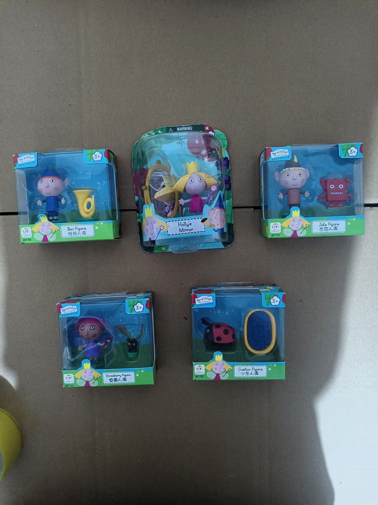 Фигурки Ben & Holly's Little Kingdom: Ben, Holly's Mirror, Jake, Strawberry, Gaston