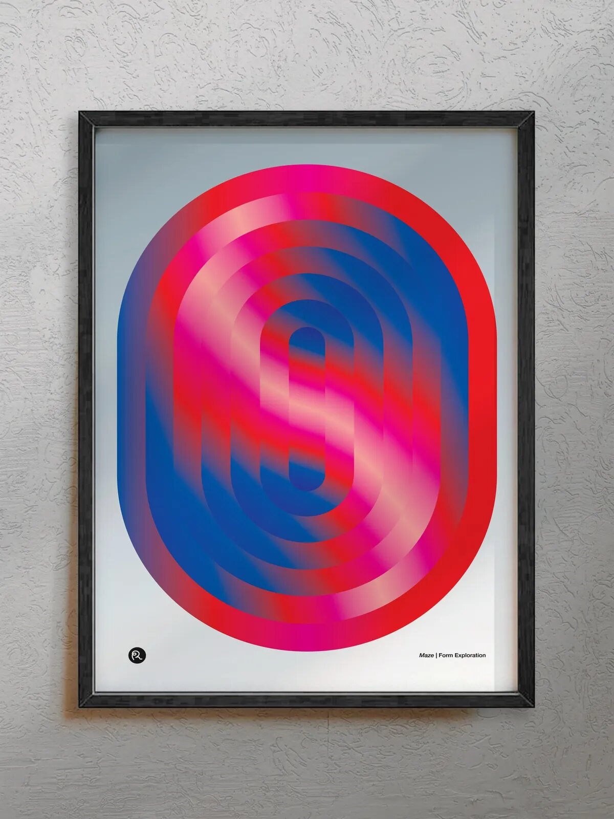 Интерьерный постер "Maze" в стиле pinterest, формат 30x40 см