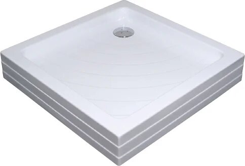 Поддон для душа Ravak Kaskada Angela-80 PU 80x80 см, пластиковый, квадратный, средний