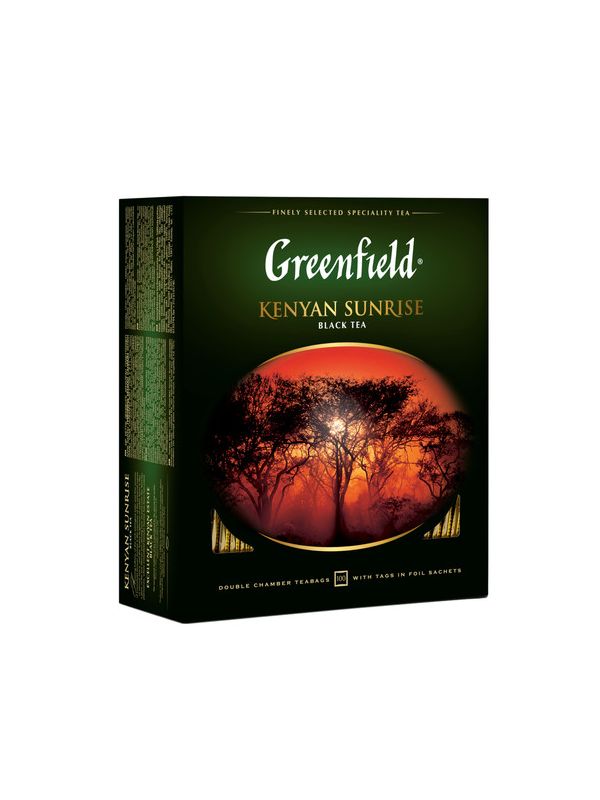 Greenfield Чай черный Kenyan Sunrise, 2 гр х 100 шт в уп, 1 уп