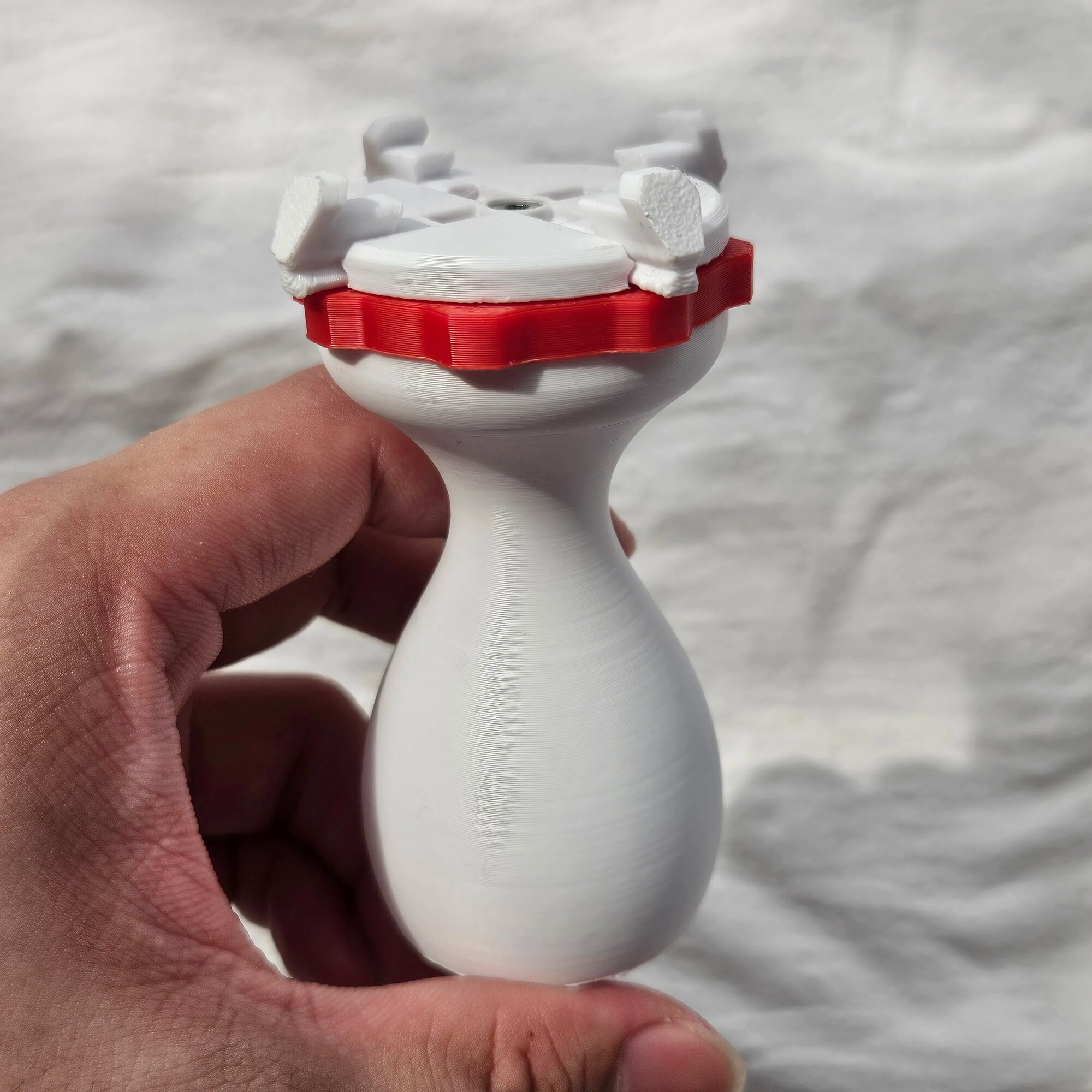 Держатель для костей D20 Red and White
