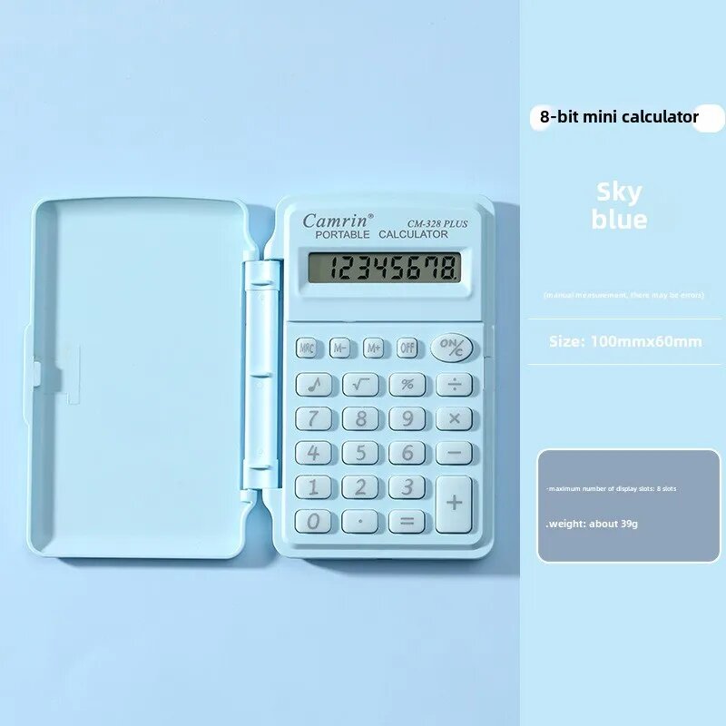 Мини-калькулятор Stay 8 разрядов Синий, blue