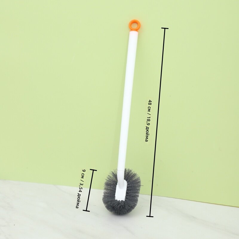 Ершик для унитаза с длинной ручкой, настенного типа, 1 шт.
