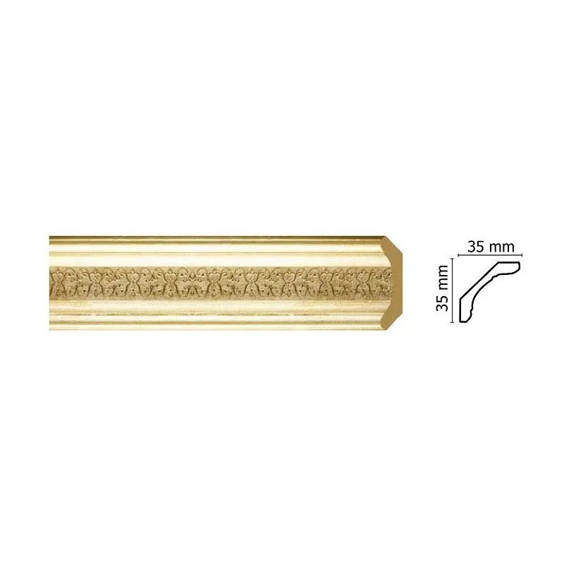 Карниз Dekor-Dizayn 167S-281 Дыхание 2 Д2400хВ35хТ35 / Декор Дизайн.