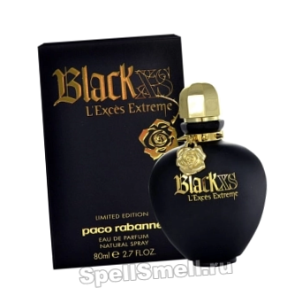 Аромат Paco Rabanne Black XS L Exces Extreme 80 мл женский / Пако Рабан Блек Эксес Экстрим