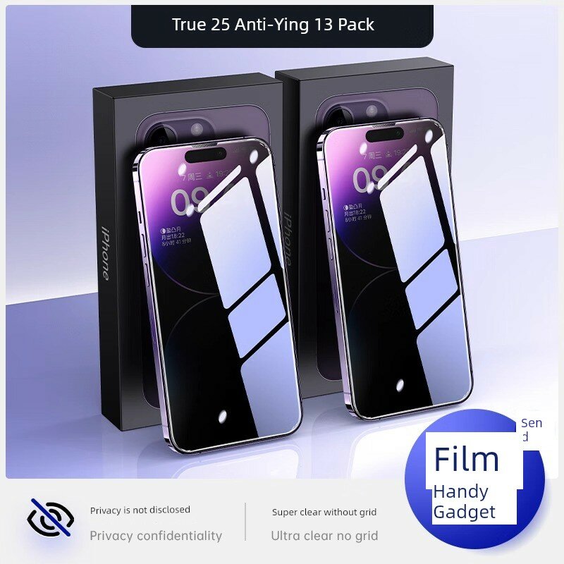 IPhone 13 Mini 25° Анти-блик стеклянный защитный экран с оригинальным качеством экрана, сопротивление падению 30x,