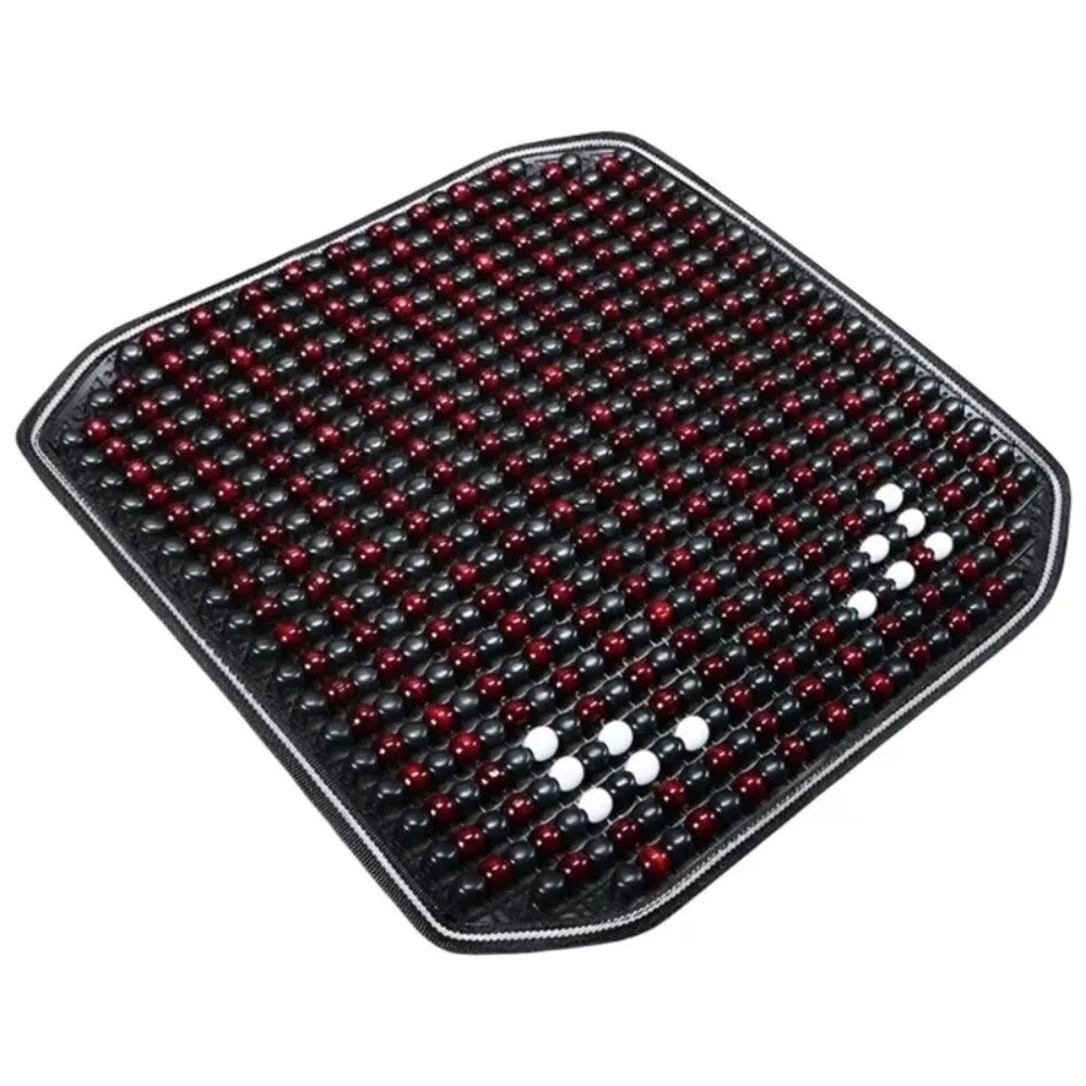 Коврик массажный с бусинами red-black 42x42 см