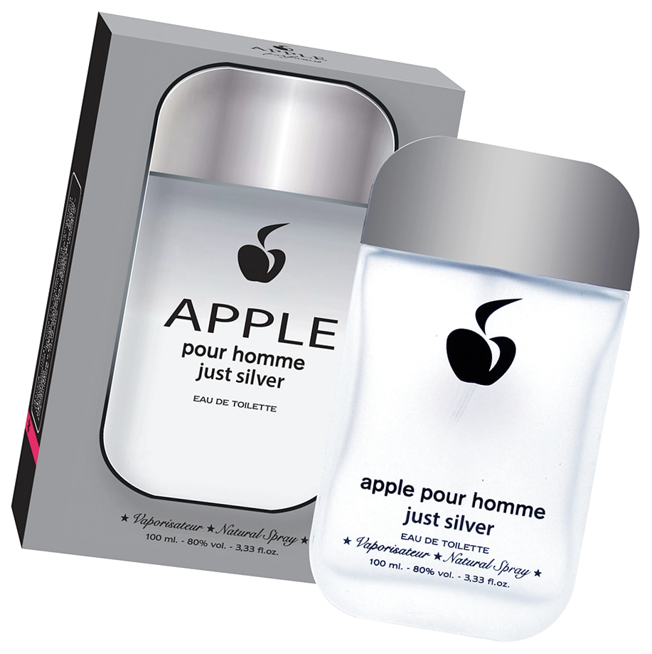 Туалетная вода для мужчин Эпл Джаст Сильвер 100 мл - Apple Parfums Just Silver