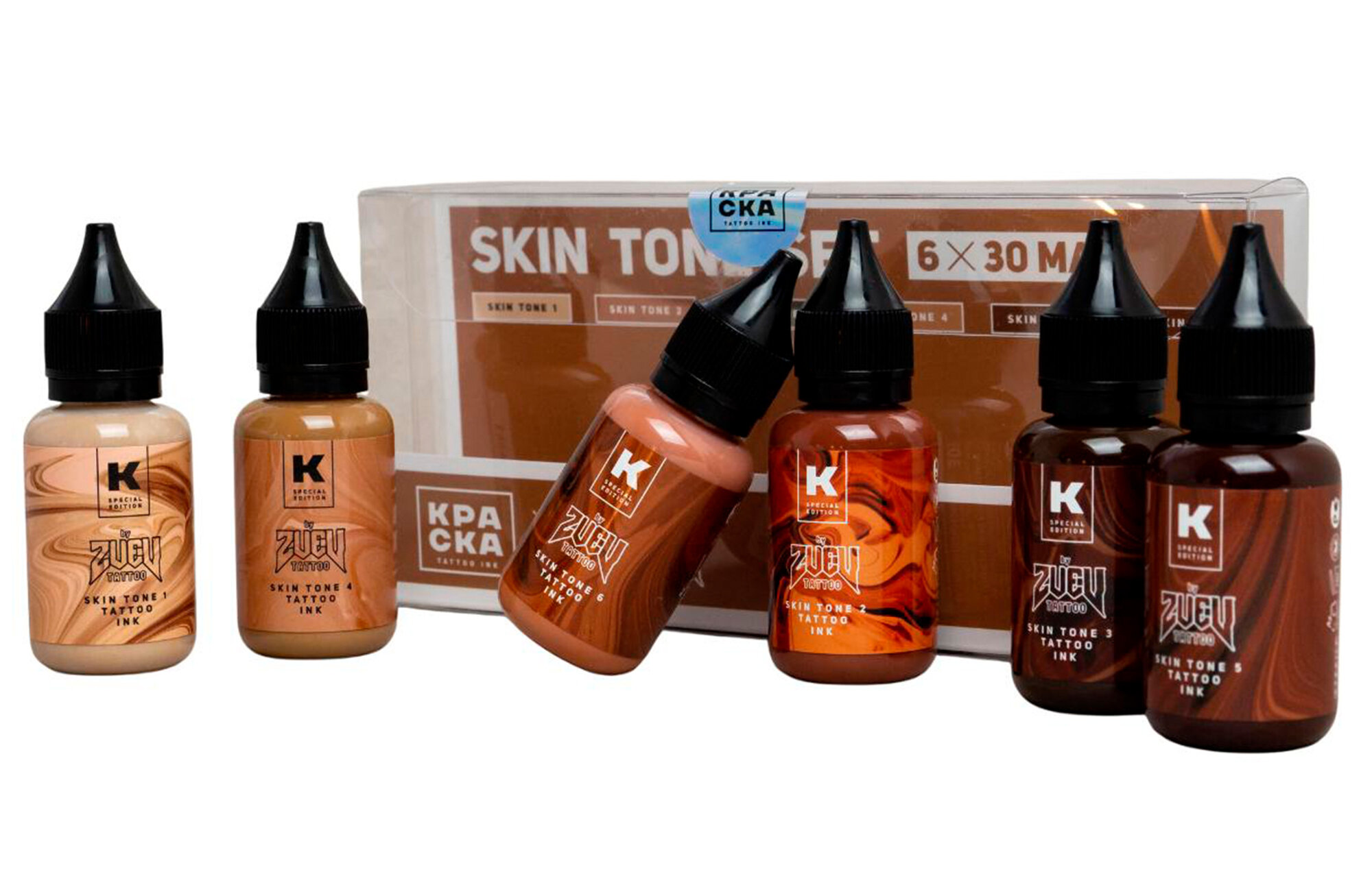Сет краски "Skin tone" от Александра Зуева