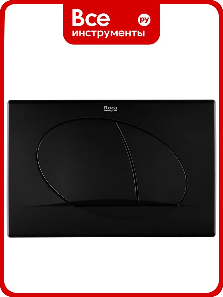 Панель смыва Roca Active 42B черный матовый 8901140B6 78901140B6