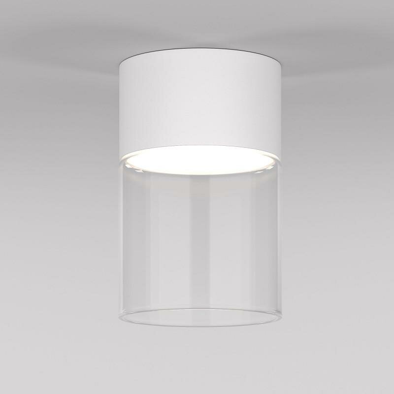 Накладной светильник Elektrostandard 25047/LED 10W 4000К белый/прозрачный