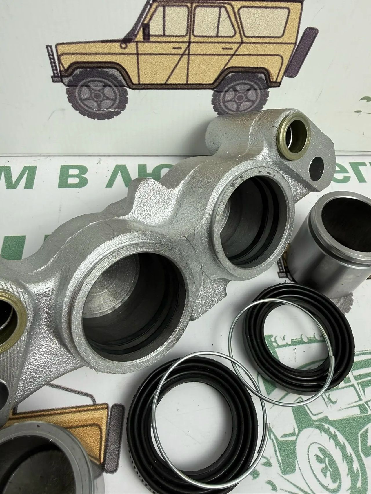 Блок цилиндров переднего тормоза для УАЗ Патриот, Хантер, 3162, 3160 правый (увеличенный ресурс)