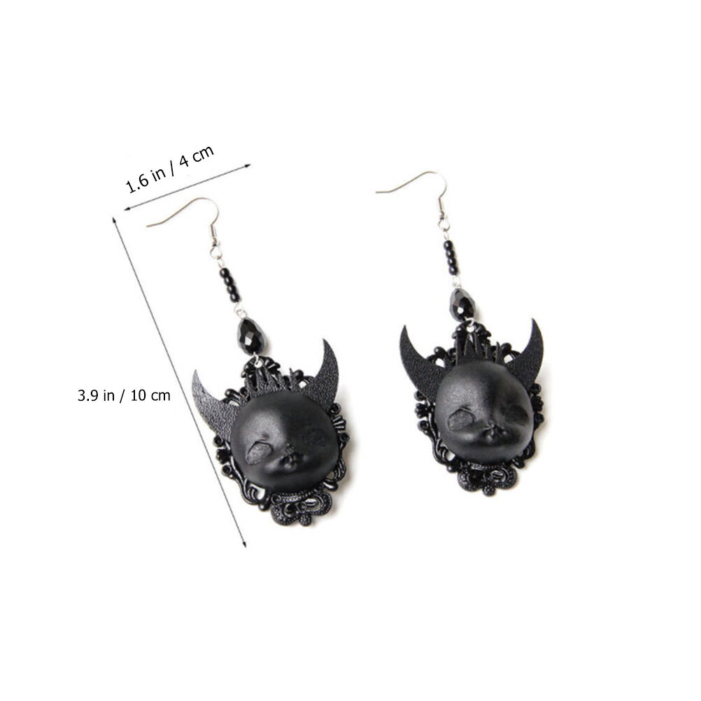 Серьги В Forme Дьявола 1 Пар Для Хэллоуина Аксессуары Для Костюма 10X4Cm