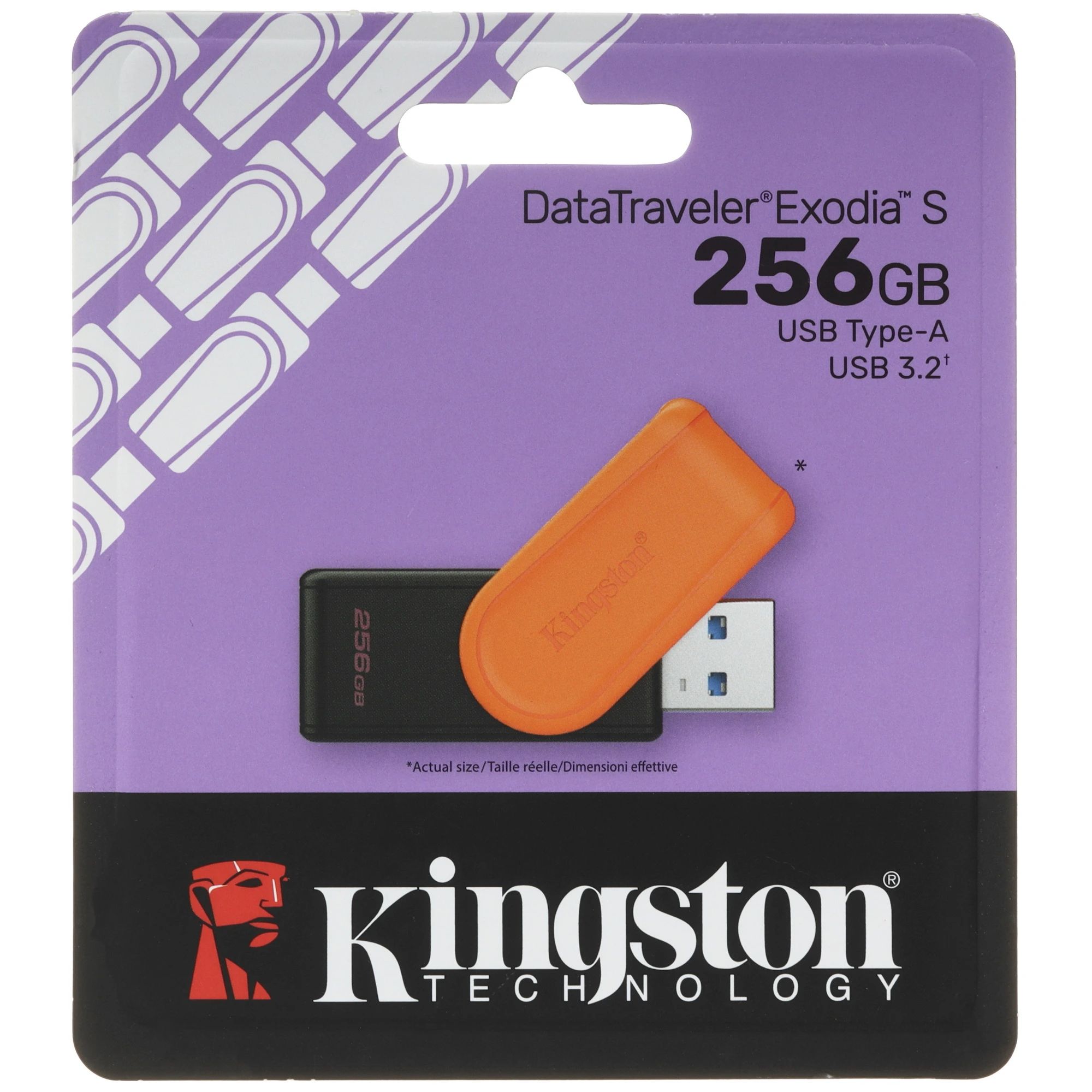 USB-флеш-накопитель Kingston DataTraveler Exodia 256 ГБ, USB 3.2 / USB Type-A