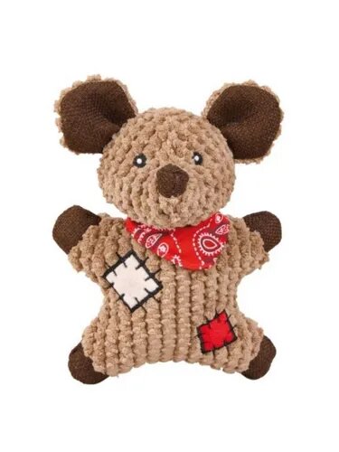 TRIXIE 36030 Игрушка "Мышь с заплатками", 19 см, текстиль