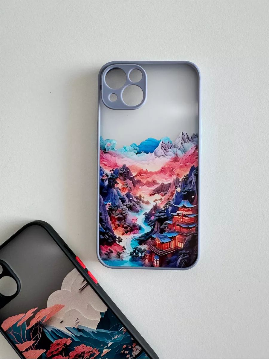 Чехол-Накладка для смартфона Apple iPhone 13, материал силикон, цвет голубой — фото 1