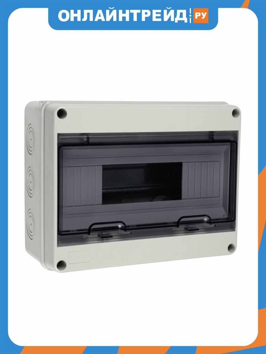 Щит распределительный бокс навесной Jazzway PDB/W 4012 GR (ЩРН-ПГ-12) IP65