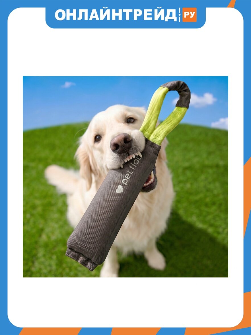 Игрушка для собак Pet Flat Doggy Pull тянучка