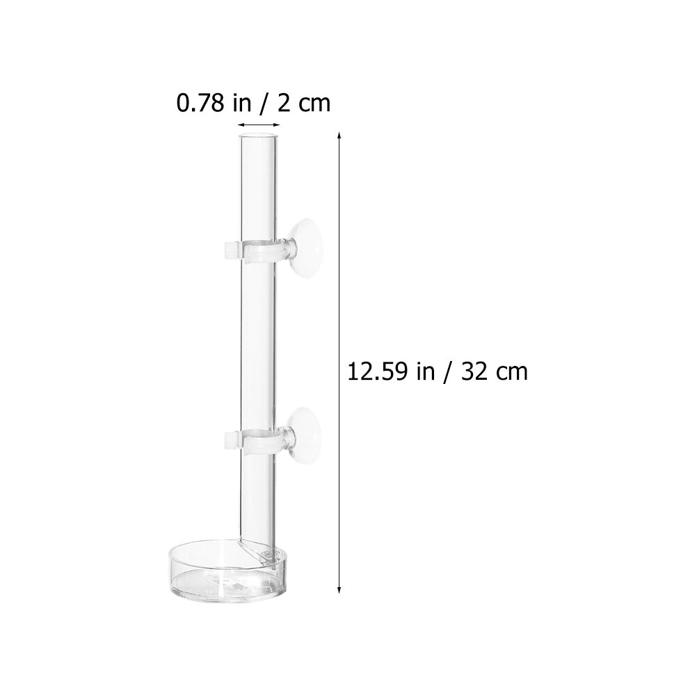 Прозрачный Акриловый Кормушка Для Рыб 1 Штук 32X2X2 Cm Подходит Для Кормления Красными Червями И Артемией