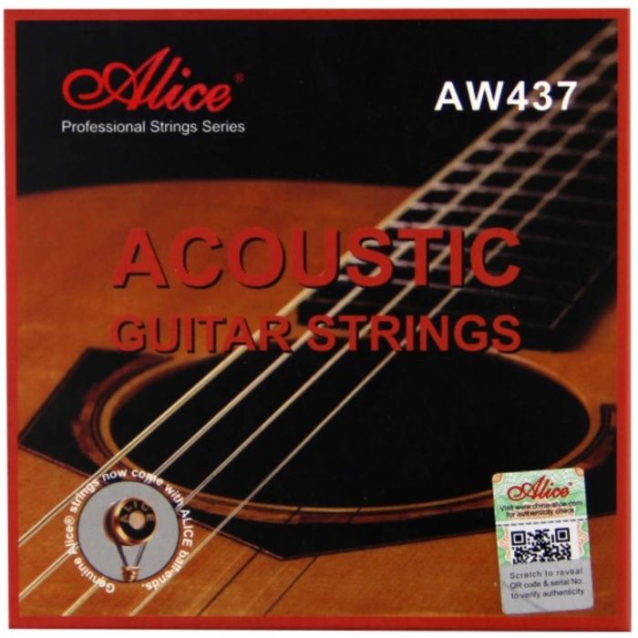 Alice AW437-SL Комплект струн для 6-струнной акустической гитары 11-52
