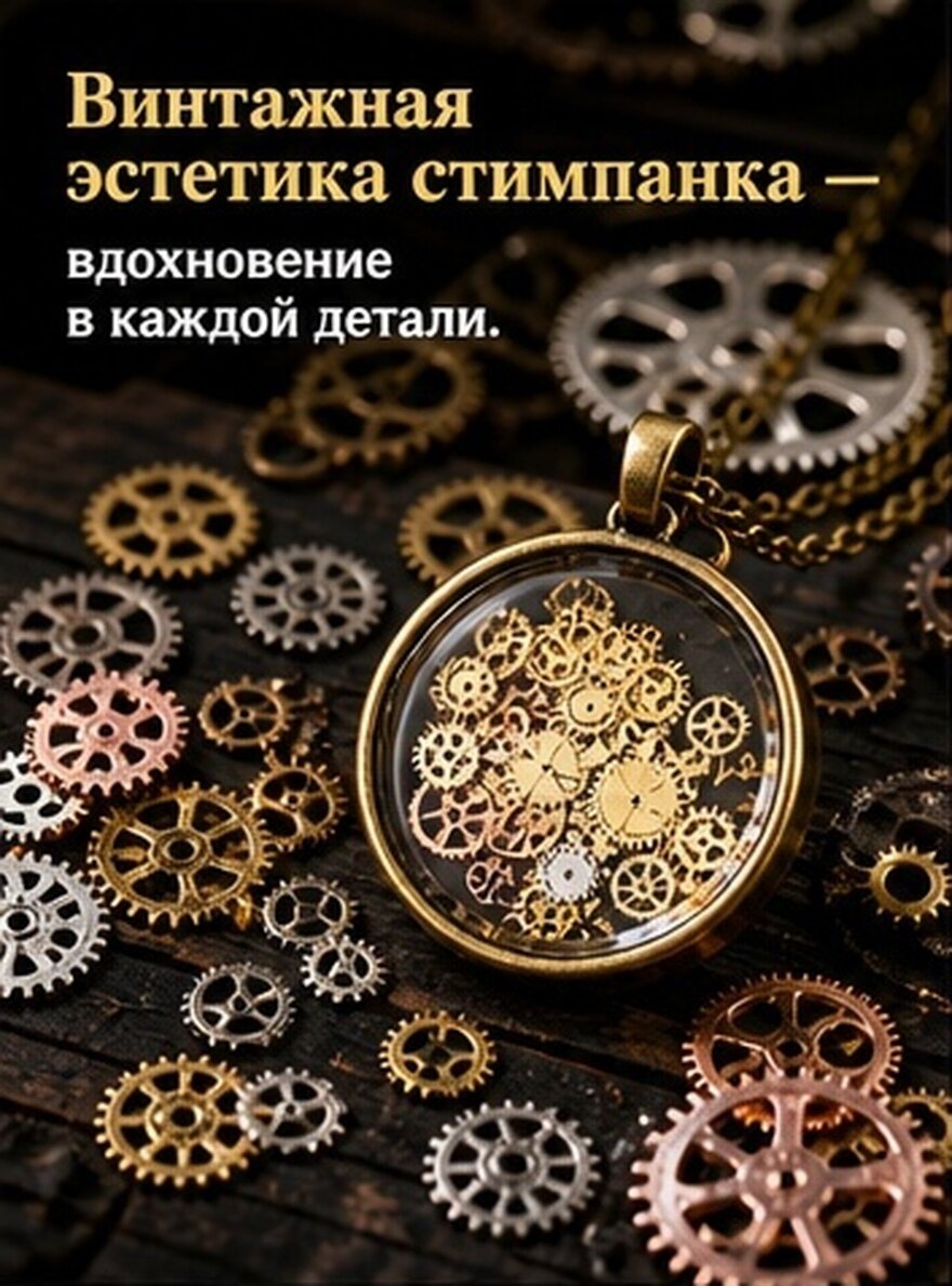 Антикварные металлические шестерни из сплава для декора, набор из 3 коробок