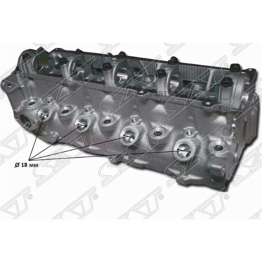ГБЦ Mazda 626 87-97 / Bongo 90- RF (Пустая) от официального дистрибьютора, SAT, артикул 11101RF18