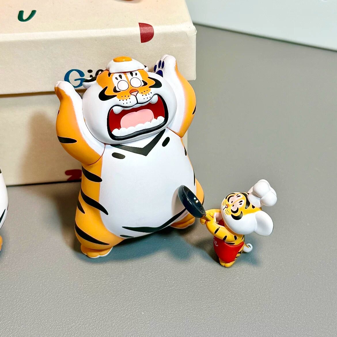 I'm Not Fat Tiger Серия «Почтение к родителям» Второй выпуск слепой коробки с фигуркой «Птица и яйцо»