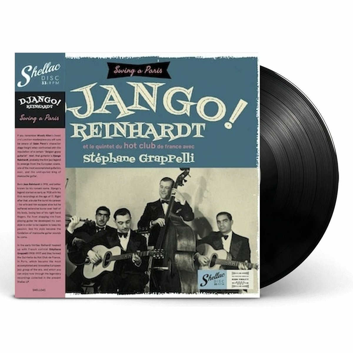 Виниловая пластинка Django Reinhardt - France Hot Club Quintet feat. St phane Grappelli