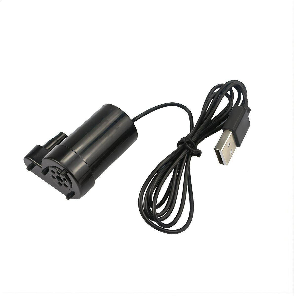 Маленький водяной насос для бытовых сценариев USB 3В 5В низкий шум для аквариума водяного охлаждения мини фонтана, USB, черный, вертикальный