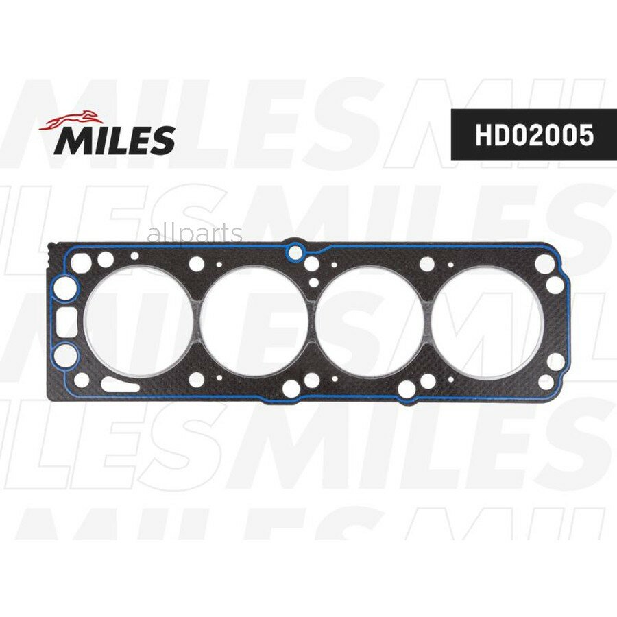 MILES HD02005 Прокладка ГБЦ CHEVROLET AVEO/LANOS 1.3 SOHC