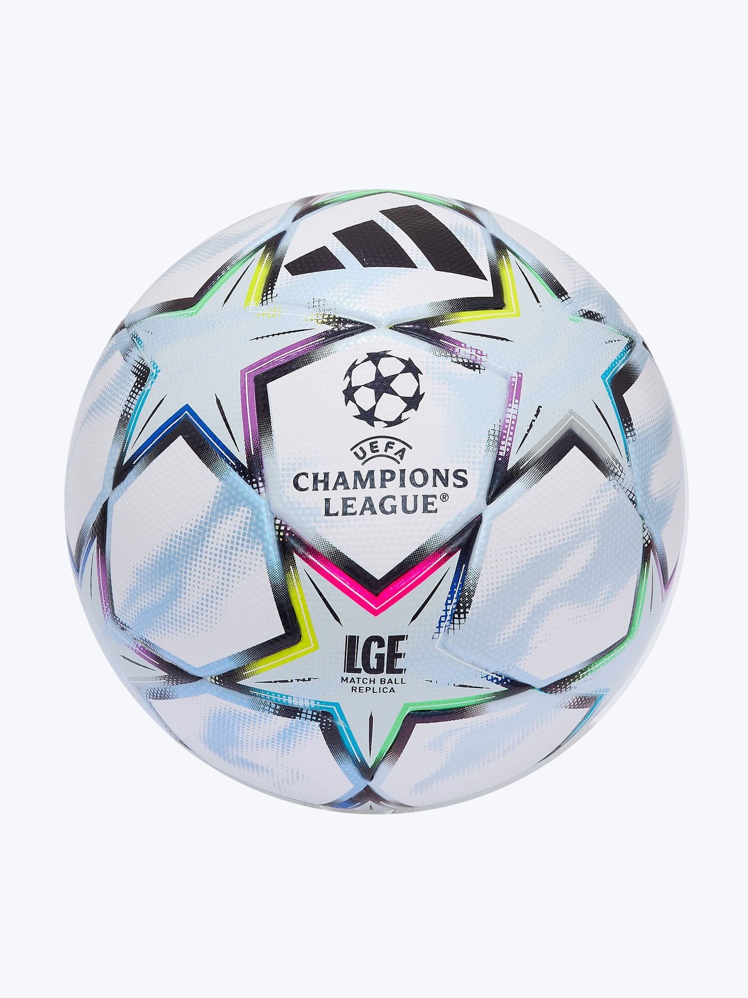 Футбольный мяч Adidas Champions League Box KE9771, размер 4, Белый - Голубой