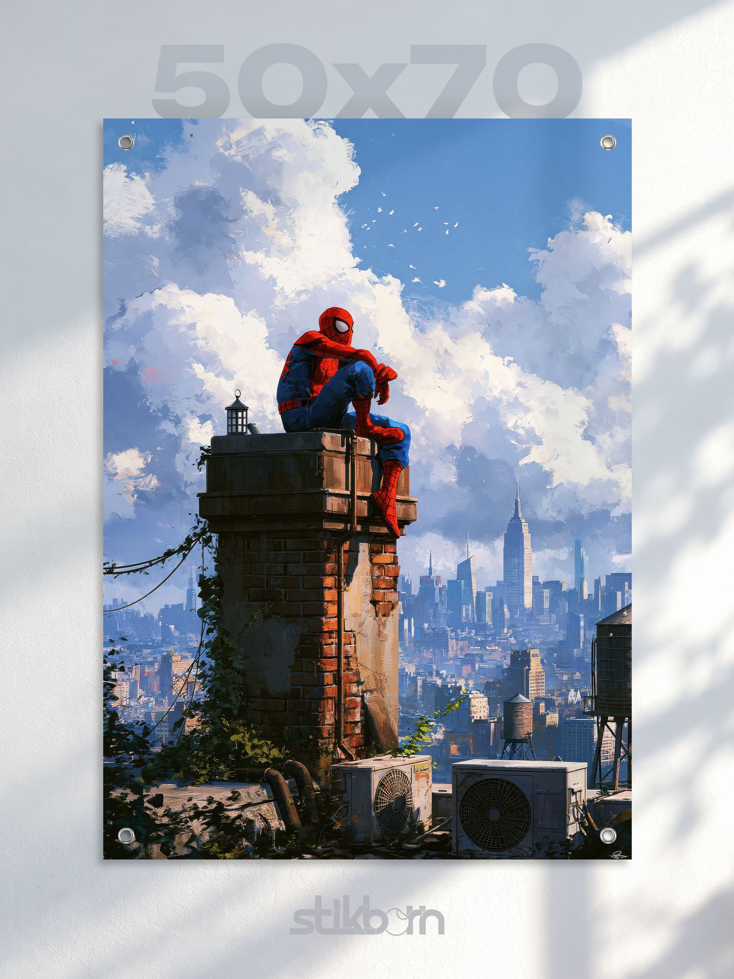 Постер на стену баннер Человек Паук, Spider Man