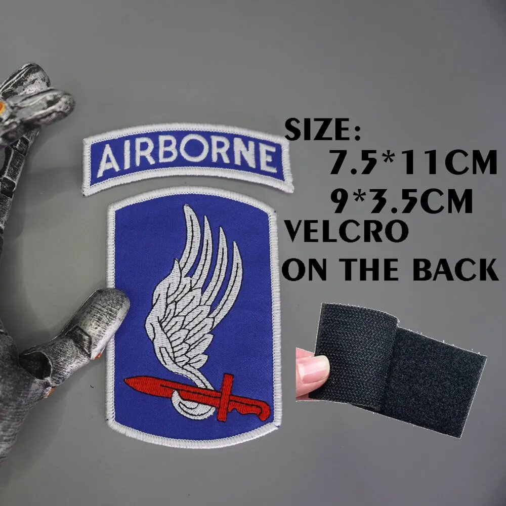 Тактические нашивки Airborne Brigade AA34 Velcro