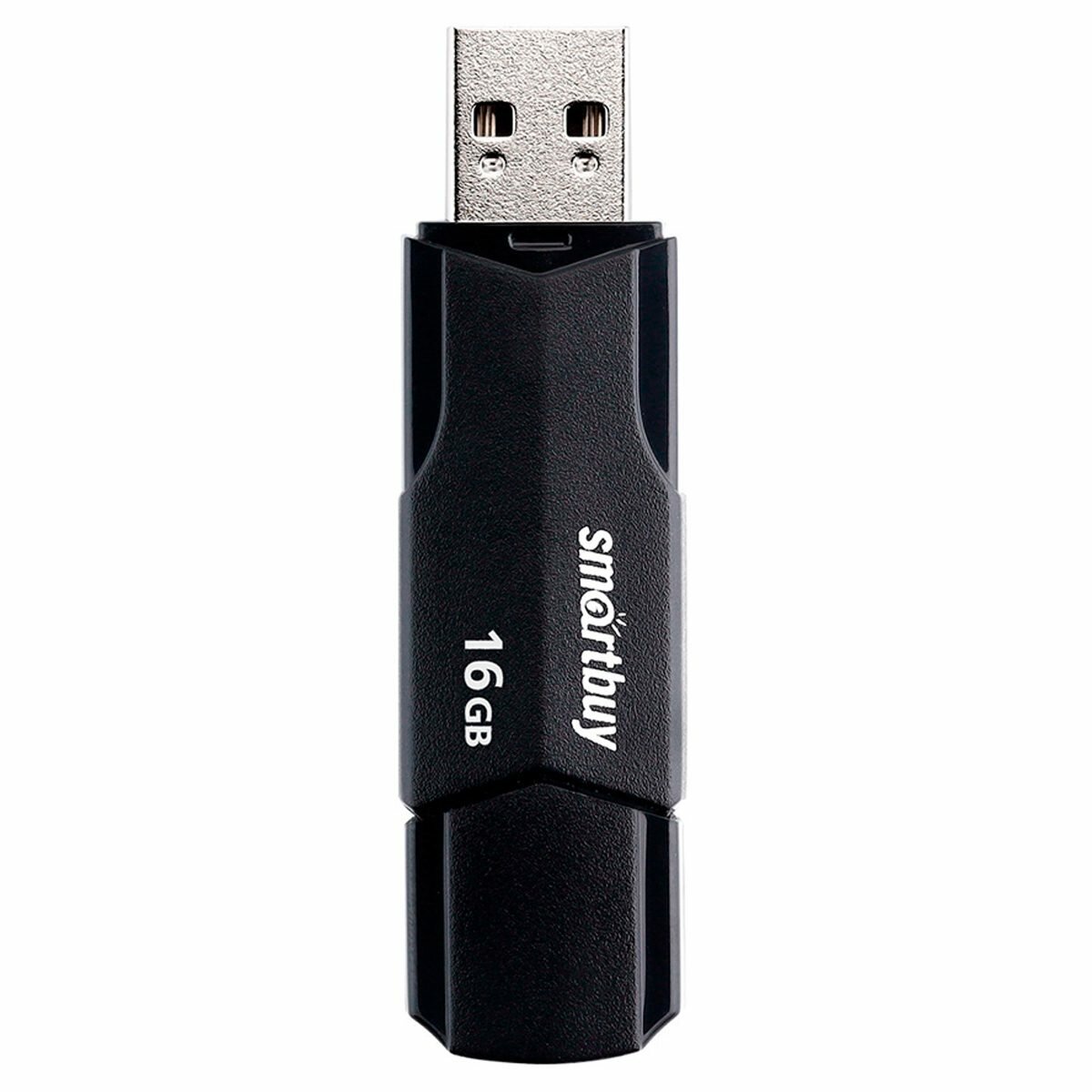 Флеш-память USB SmartBuy Clue 16Gb, USB 2.0 Flash Drive, черный (SB16GBCLU-K)