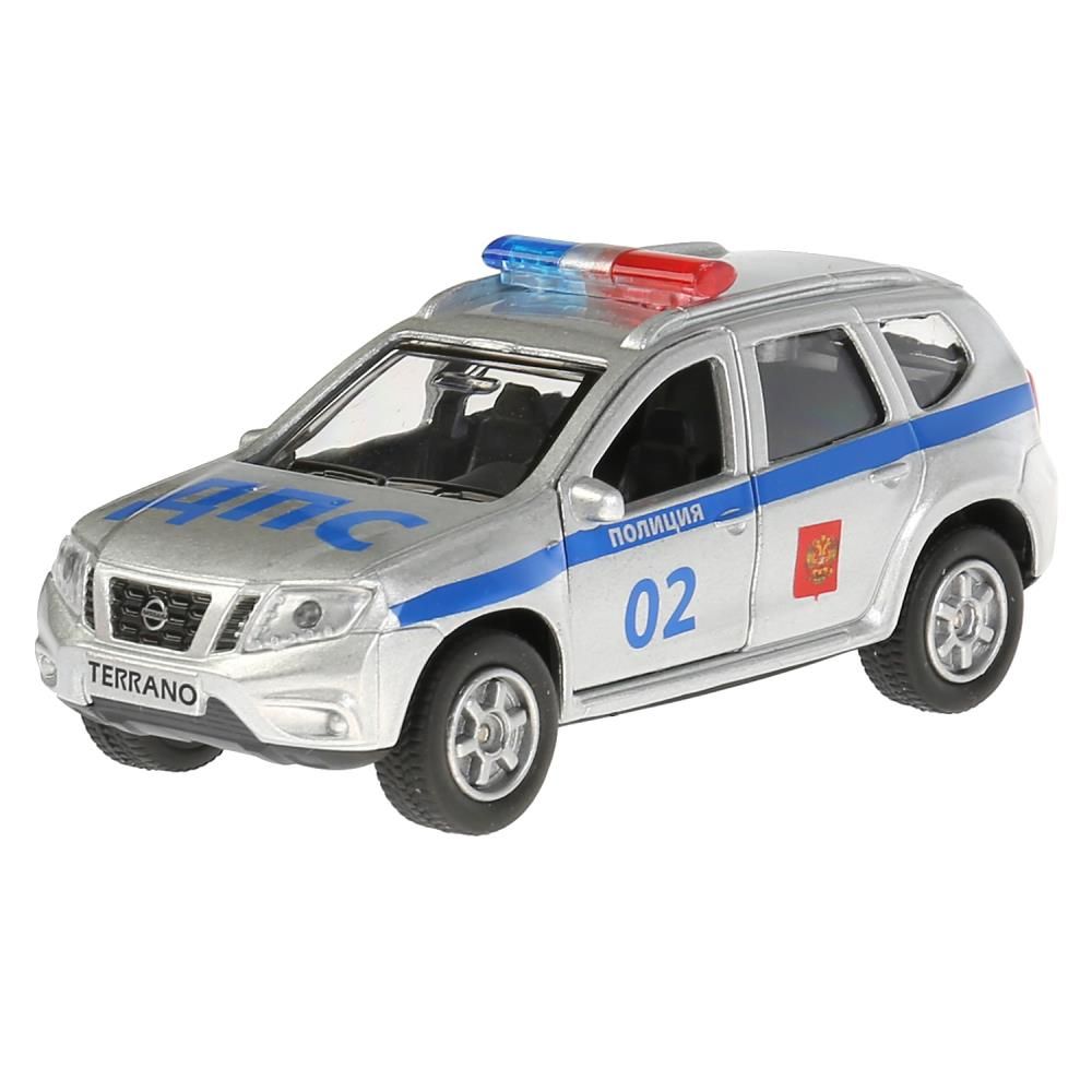 Технопарк Металлическая машинка Nissan Terrano полиция