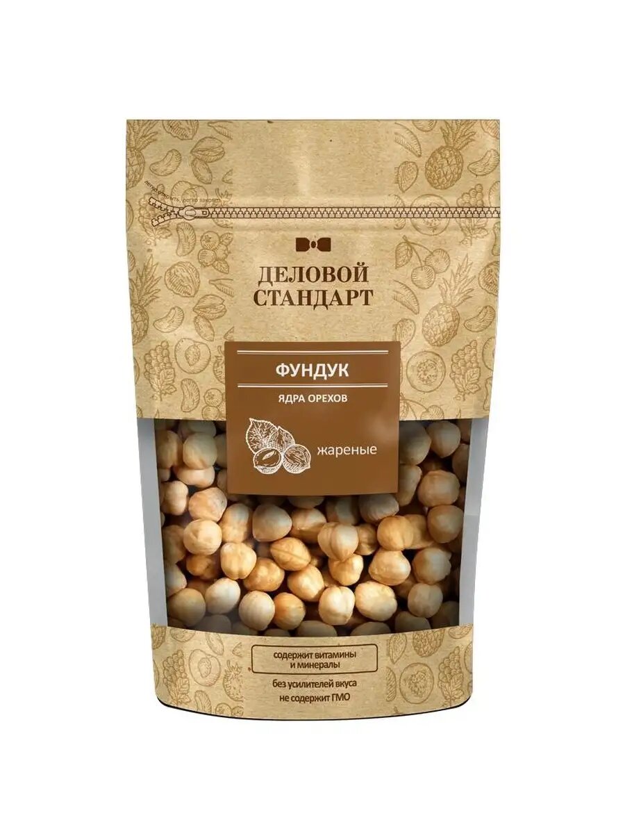 Фундук Деловой Стандарт жареный, 200г