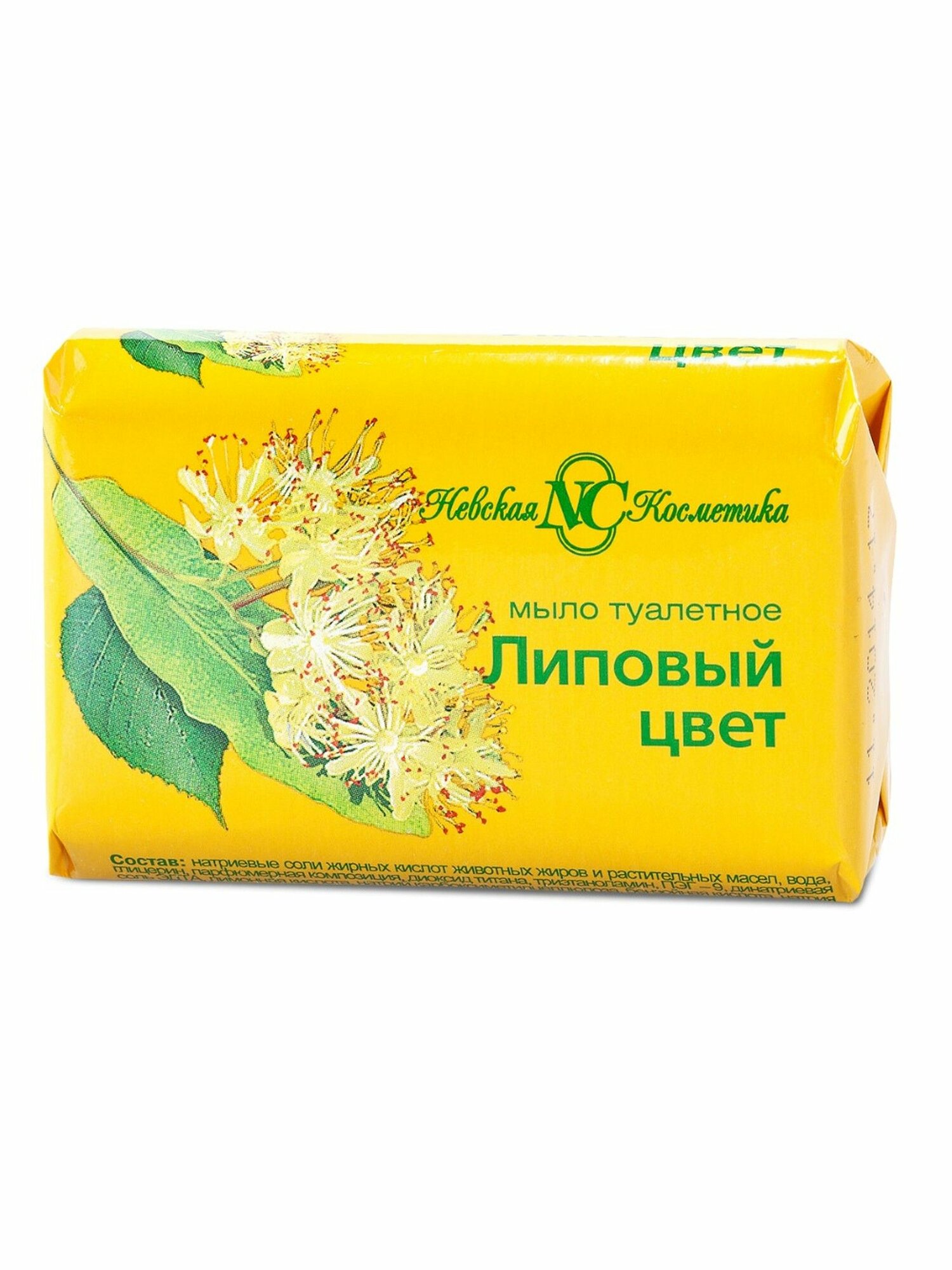 Невская Косметика Мыло туалетное липовый цвет 90 мл